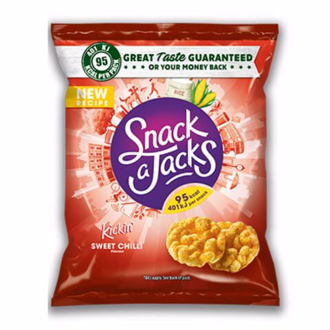 Snack A Jack Sweet Chilli Rice Cakes 23g x 24 - MannVend