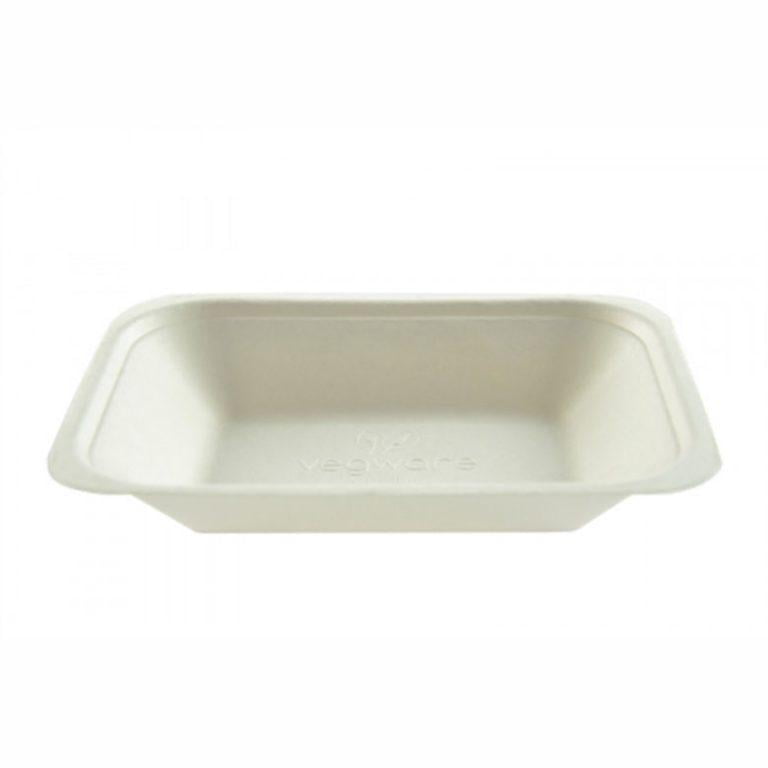 Vegware Medium Bagasse Chip Tray 7" X 5" X 500 - MannVend